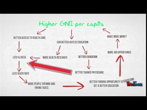 GNI VS. Death Rate