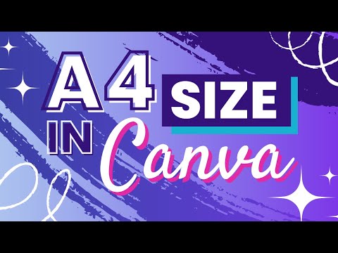 How To Print A4 Size In Canva - A Beginner Tutorial