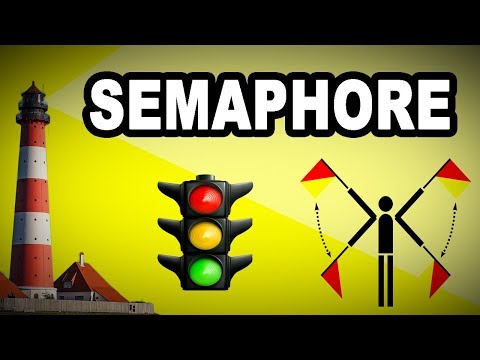 🚂🚩 Learn English Words - SEMAPHORE - Meaning, Vocabulary with Pictures and Examples