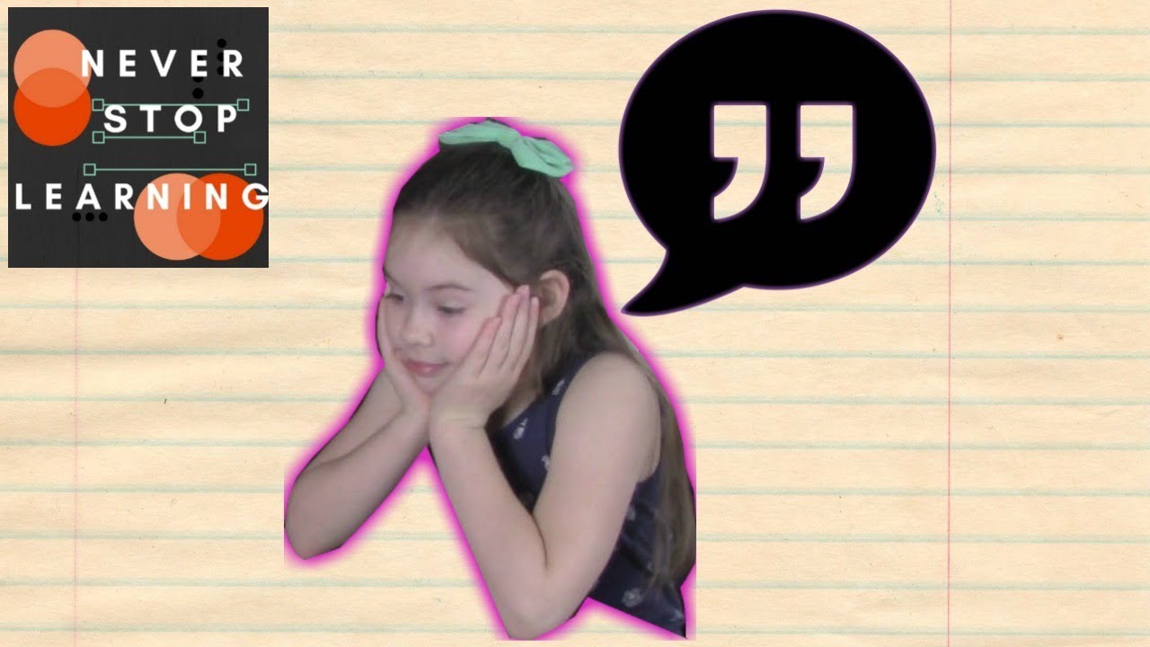 How to Punctuate Dialogue Tutorial (2018)
