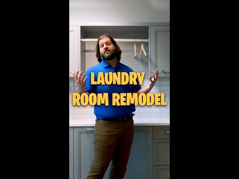 Laundry Room Remodel Ideas 🧦 #cabinets #homerenovation