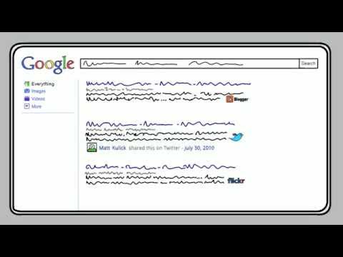 Google Social Search connected with Blogger, Twitter and Flickr