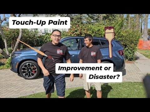 Applying Touch Up Paint on Scratch