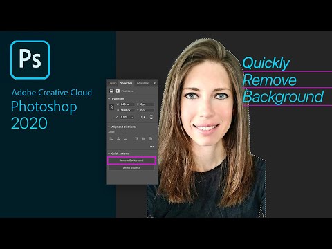 New Remove Background Button in Photoshop 2020 // Cut Out Backgrounds Quicker