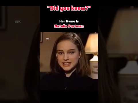 Natalie Portman Real Name🥰🥰🥰(Hollywood Actress Fact No 21)😱😱😱#natalieportman #marvel #realname