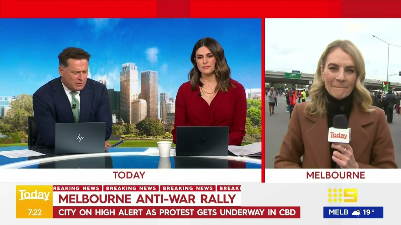 Anti War protesters interrupt  Land Forces expo in Melbourne Australia