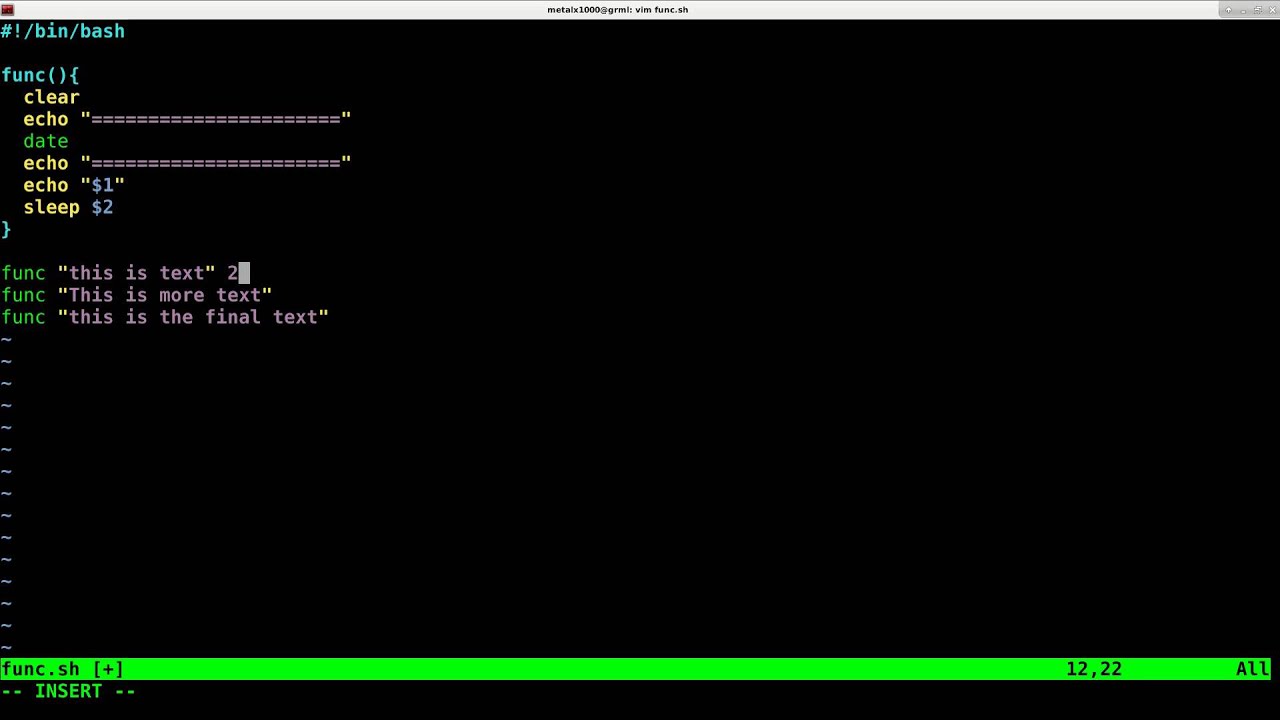 Passing Variables to Functions in the Linux Shell Script Tutorial