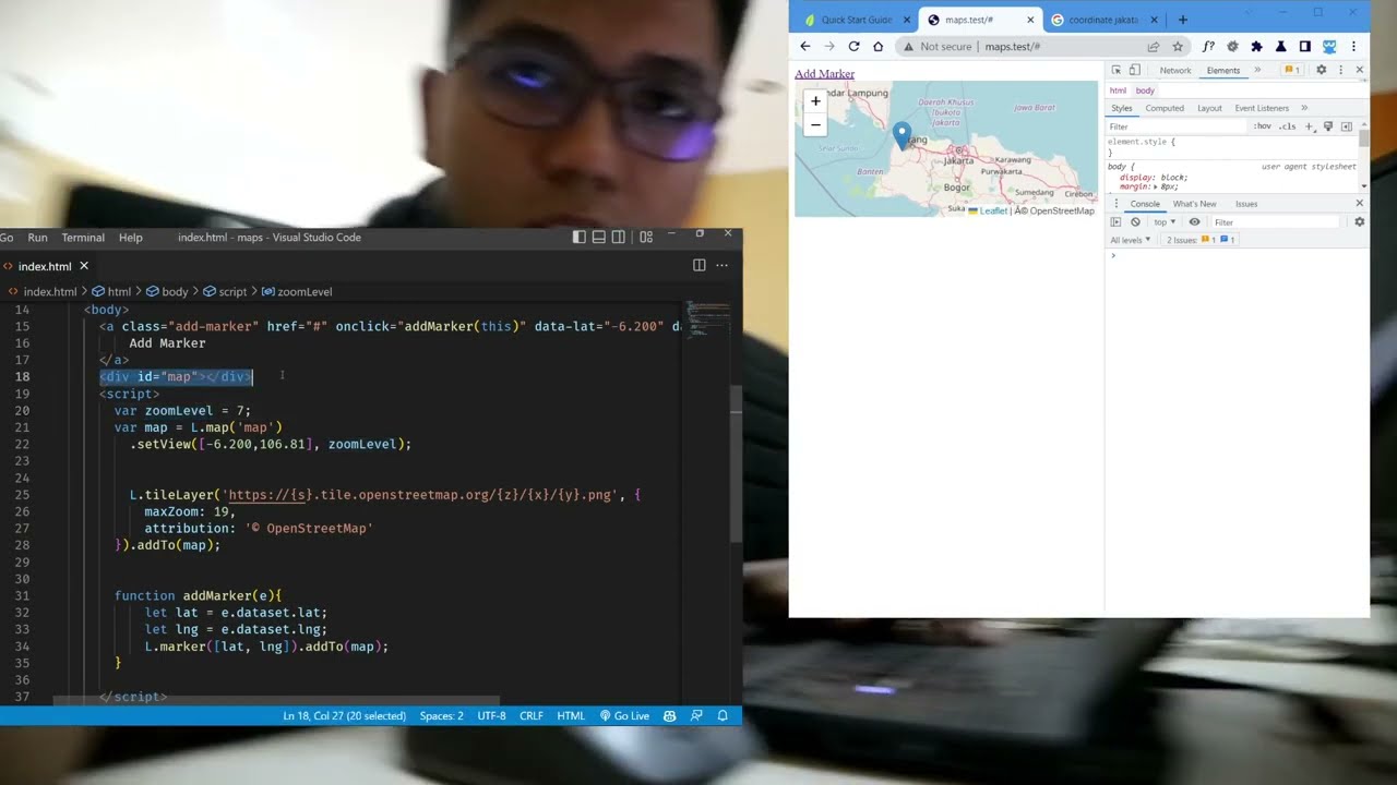 Try Leaflet & Github Copilot First Time