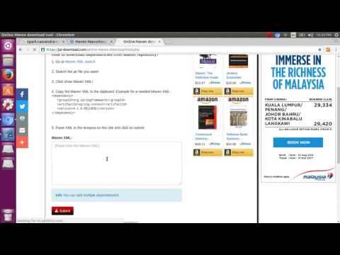 How to download a jar file and all its dependencies from Maven easily