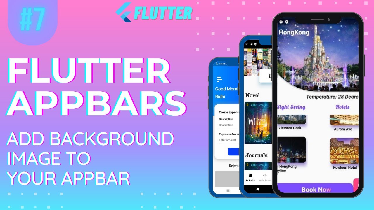 Adding Background Image to AppBar || Flutter AppBars