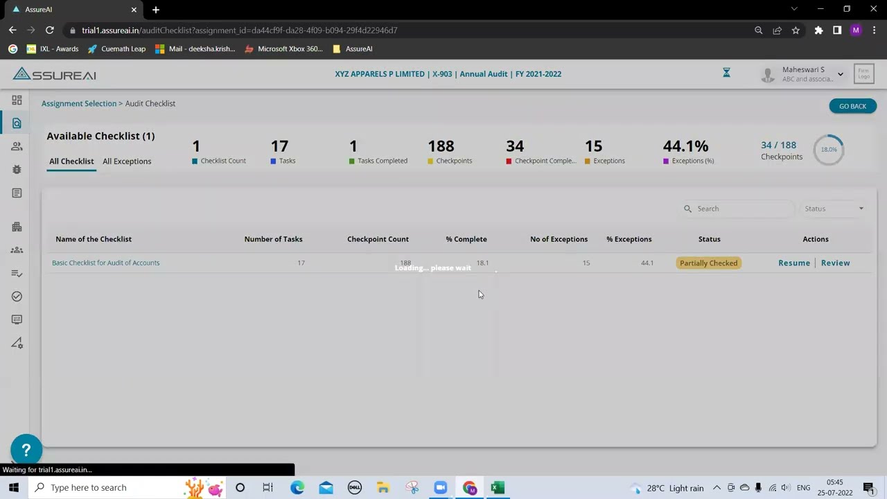 8.0.Audit Checklist-Intro
