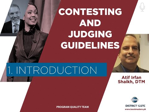 1 Intro - Speech Contest and Judging Guidelines