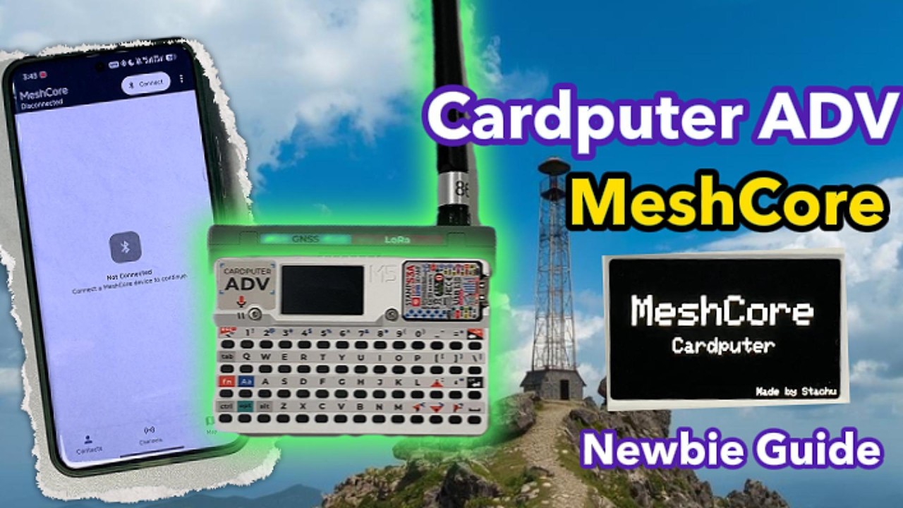 Better than Meshtastic? MeshCore on M5Stack Cardputer ADV