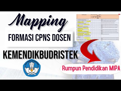 Mapping formasi cpns dosen kemdikbud 2021