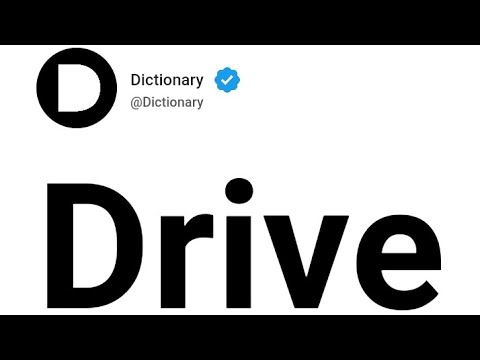 Drive Meaning In English