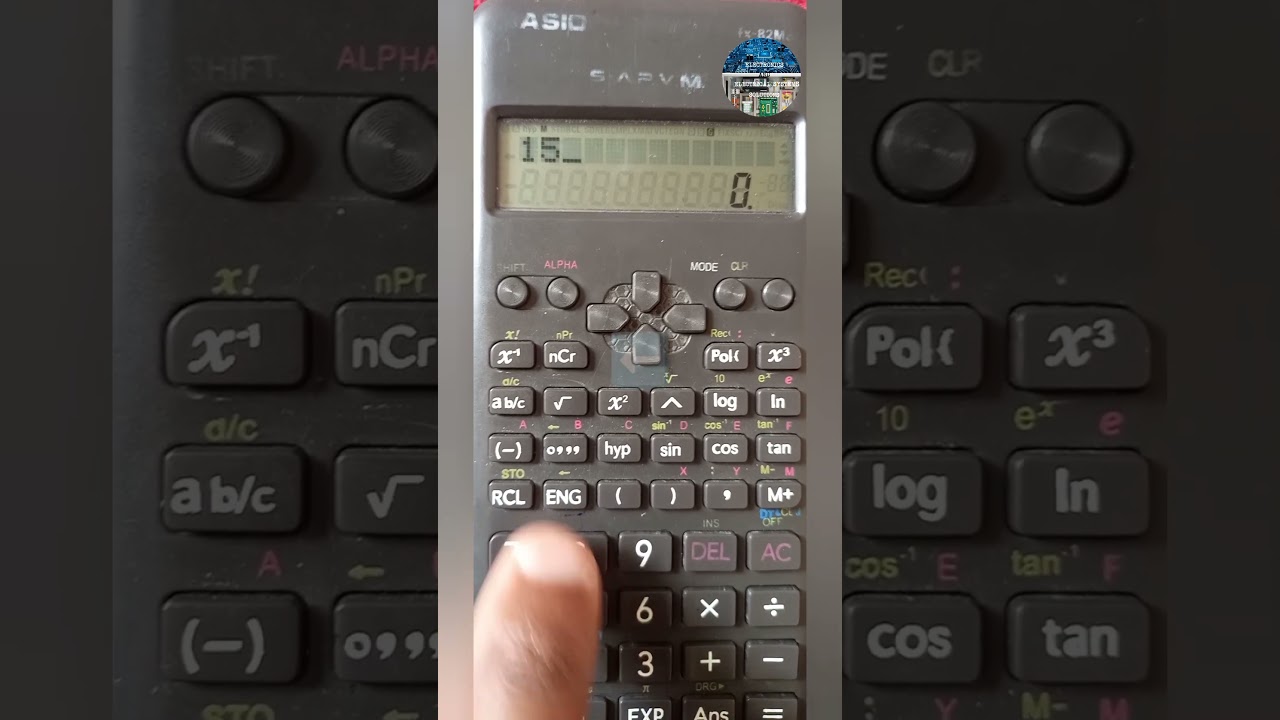 Find binomial coefficient using fx-82MS calculator #shorts #shortvideo #short #maths #calculatorapp