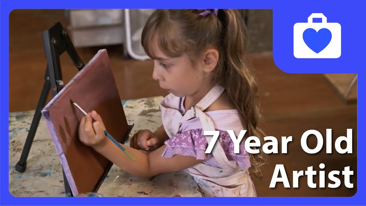 This 7-Year-Old Helps Children In Need With Her Amazing Art!
