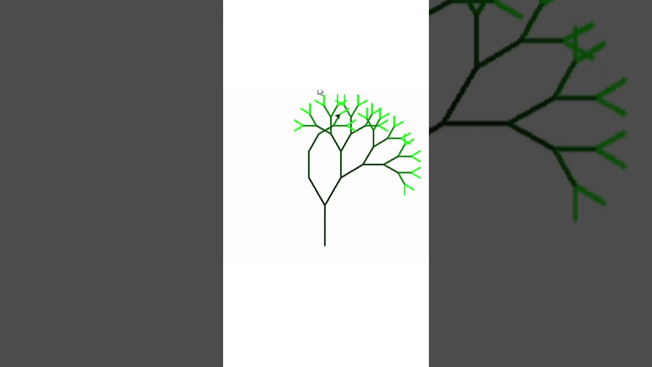 Draw a tree🎋 using python turtle🐢