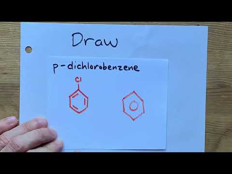 Draw p-dichlorobenzene (para)