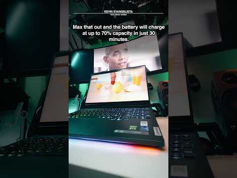 Charge this laptop with your PHONE CHARGER! #shorts #didyouknow #gaming #lenovolegion