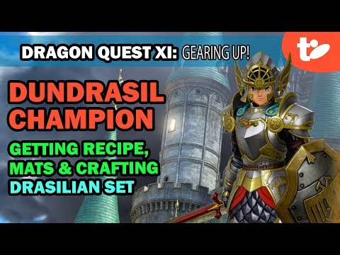 DQ11: How to Get Recipe & Mats for Drasilian Helm, Drasilian Armor | Dragon Quest XI