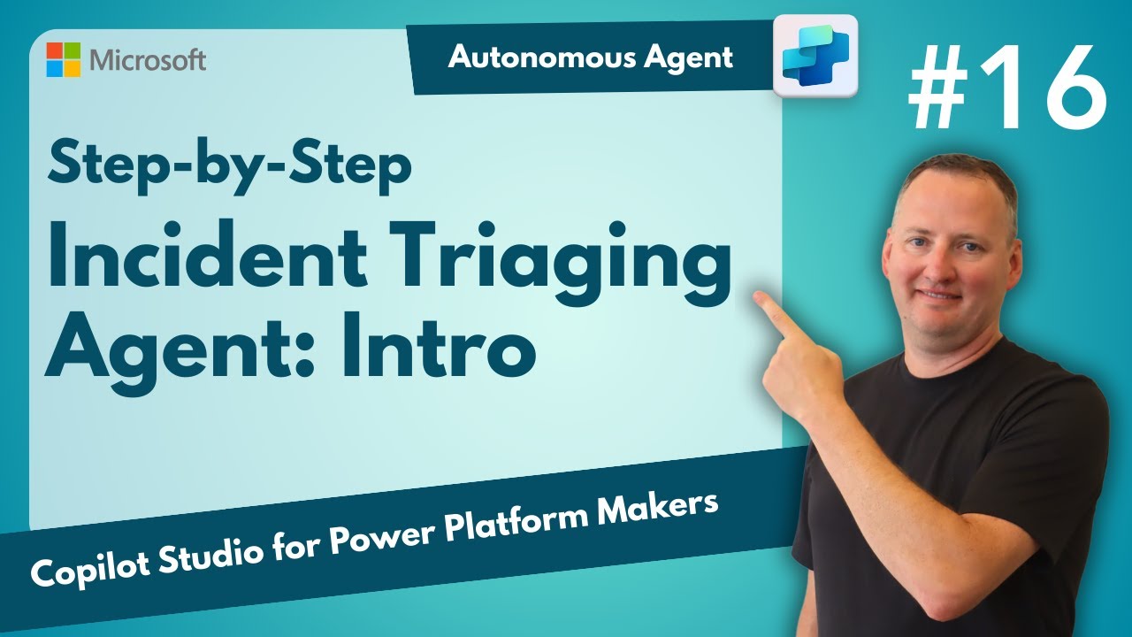 Incident Reporting Agent | Building an Autonomous Agent step-...