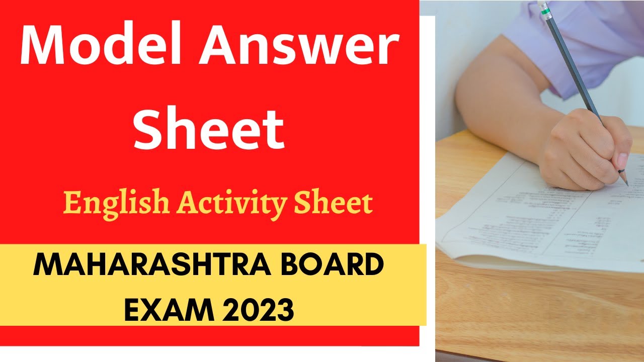 VIDEO NO 5 | Model Answer Sheet | Maharashtra Board Exam 2022 | Learn From Home
