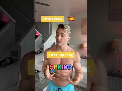 🇪🇸 Spanish Word of the Day: PRIMAVERA = spring 🌸