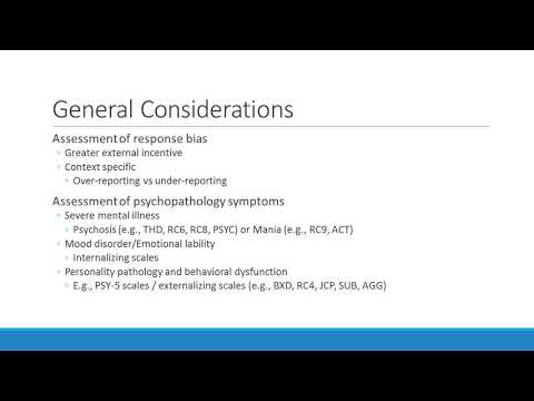 MMPI-2-RF: Forensic Practice Briefing