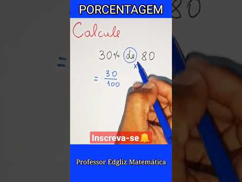 💣 30% DE 80 ?? CÁLCULO DE PORCENTAGEM