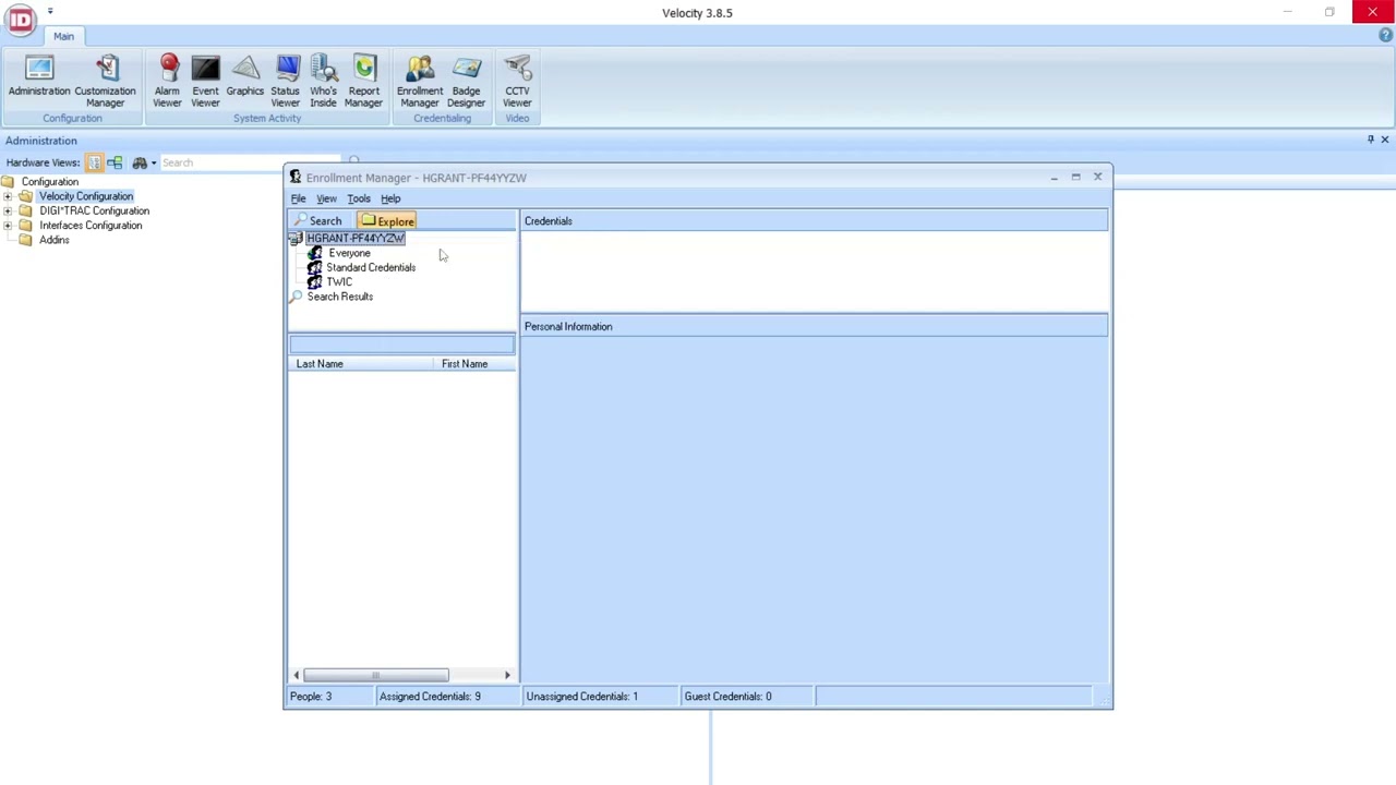 Hirsch Velocity Demos: Person Groups