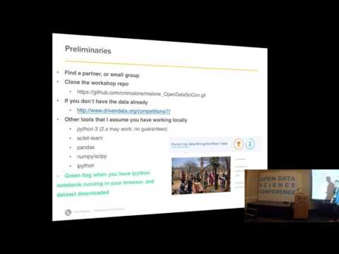 ODSC WEST 2015 | Katie Malone - "Workflows in Python: Pipeline & GridSearchCV"