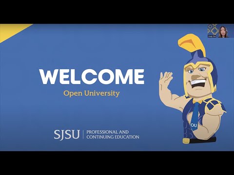 SJSU Open University Spring 2024 Information Session - January 17