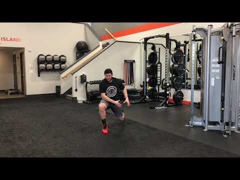 Bodyweight Chop & Lift From Low Split Stance | myworkouts.io