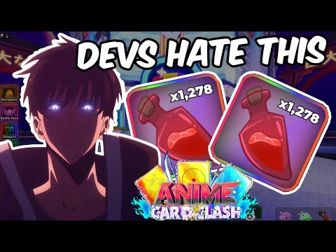 Devs Hate THIS Method in Anime Card Clash | Moon Cycle Potion Farm