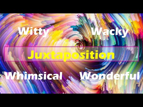 Juxtaposition #shorts (Witty, Wacky, Whimsical, Wonderful Words)
