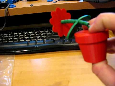 Flower - Push Puppet by Renosis - Thingiverse