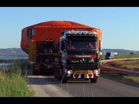 Last leg of the journey for poloidal field coil #6