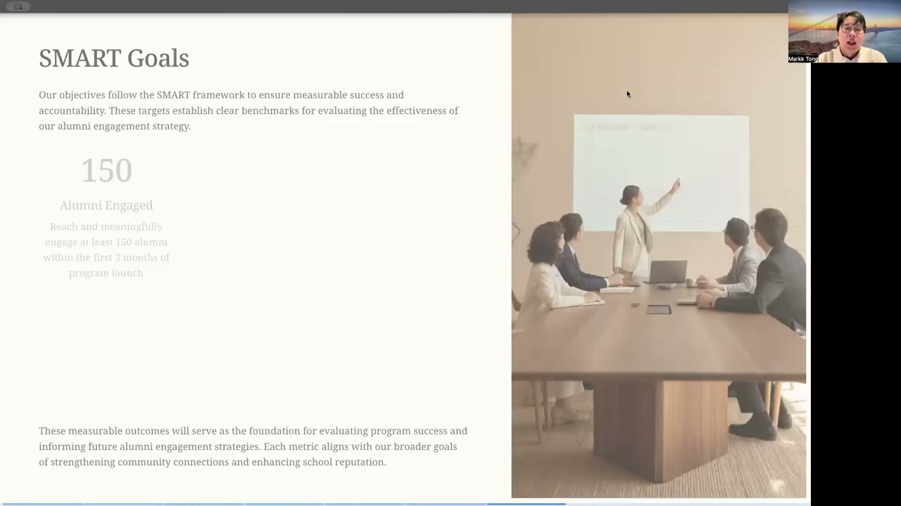 Wk 4 SMART Case Study Charter School Alumni Engagement Video Presentation