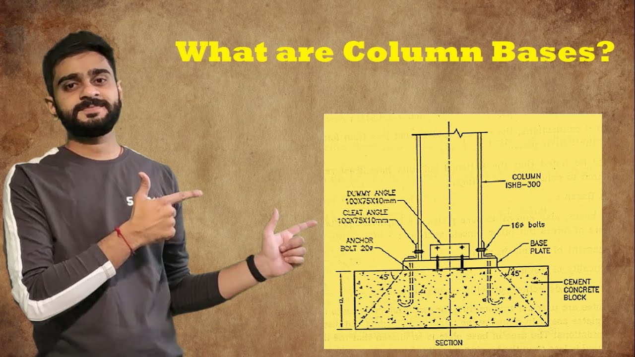 What are Column Bases? | Design of Steel Structure | Part 1