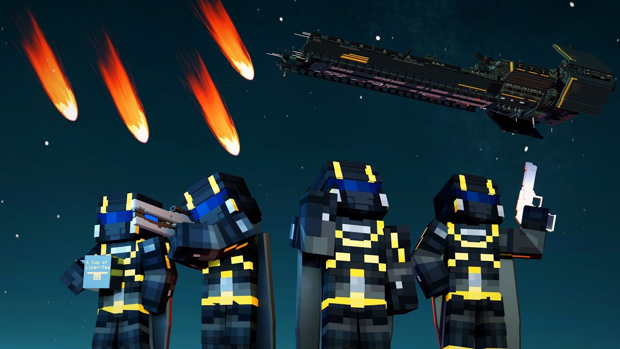 Helldivers 2 Drop Sequence (Minecraft Animated)