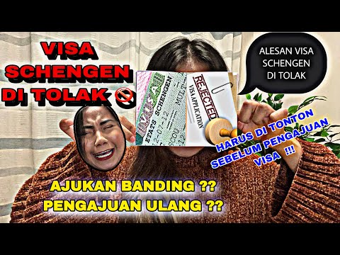 VISA SCHENGEN DI TOLAK || DOKUMEN UDAH LENGKAP AJUIN BANDING?? KEDUTAAN KENAPA SIH??