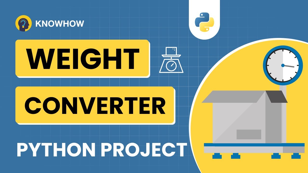 Build a Weight Converter in Python with Tkinter | Easy Python Project