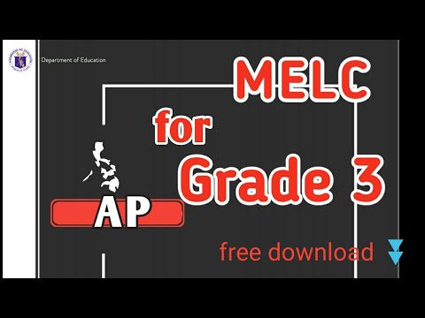 MELC FOR GRADE 3- AP | MOST ESSENTIAL LEARNING COMPETENCIES | CG