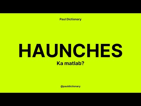 haunches Meaning in Hindi/Urdu | Meaning of haunches | haunches ka matlab? | haunches क्या है?