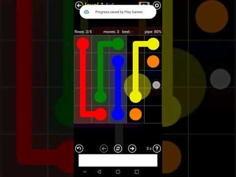 Flow Free Gameplay level 1-15