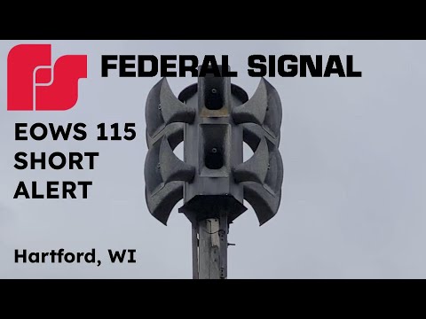 FS EOWS 115 | Short Alert | Hartford, WI | Hartford/Slinger Siren Test | Nov 16, 2024