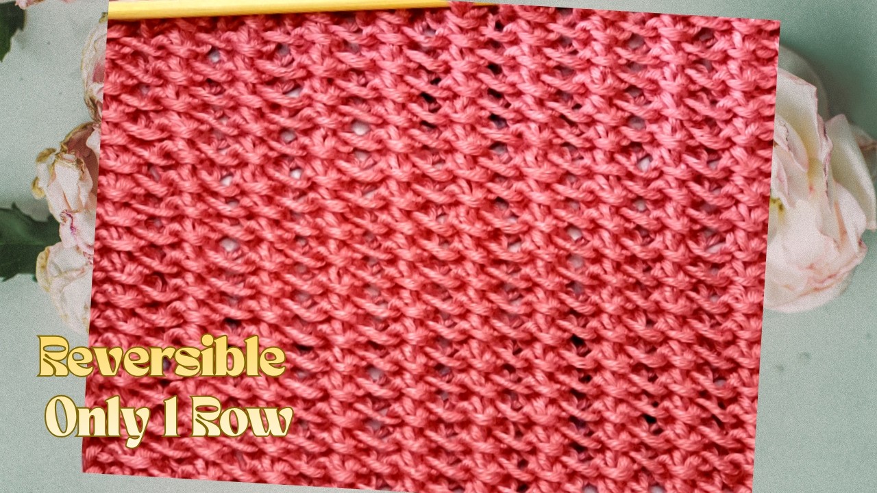 One Row, Infinite Projects! The Ultimate Universal Knitting Stitch