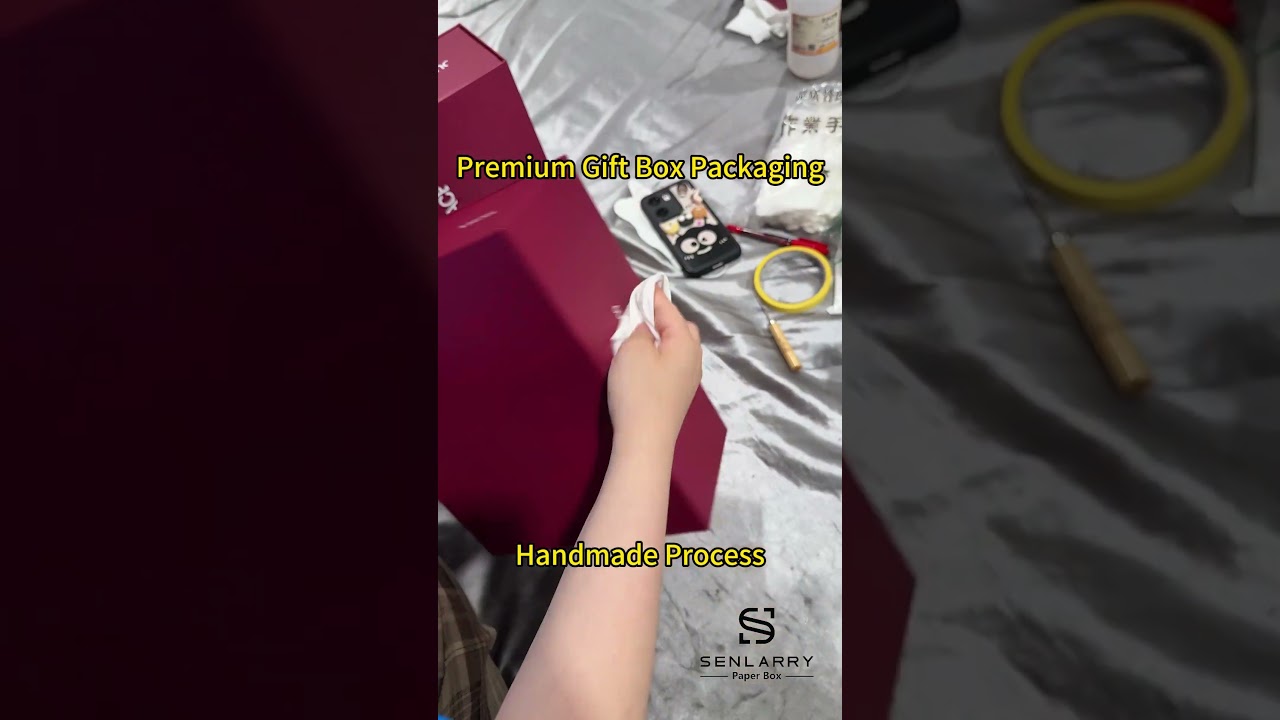 Handcrafted Luxury: Behind the Scenes of Premium Gift Box Packaging | Custom Packaging Manufacturing