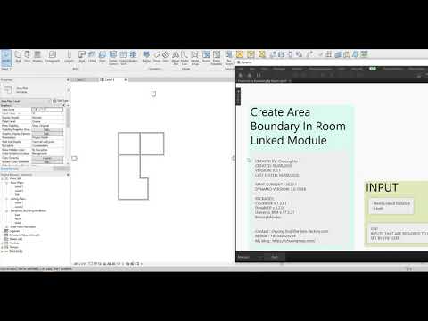 Create Area Boundary In Room Linked